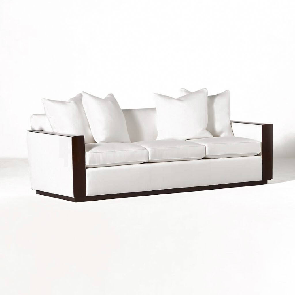 FS - MODERN METROPOLIS 3 SEATER SOFA - 3F STONELEIGH HERRINGBONE | Trenzseater NZ